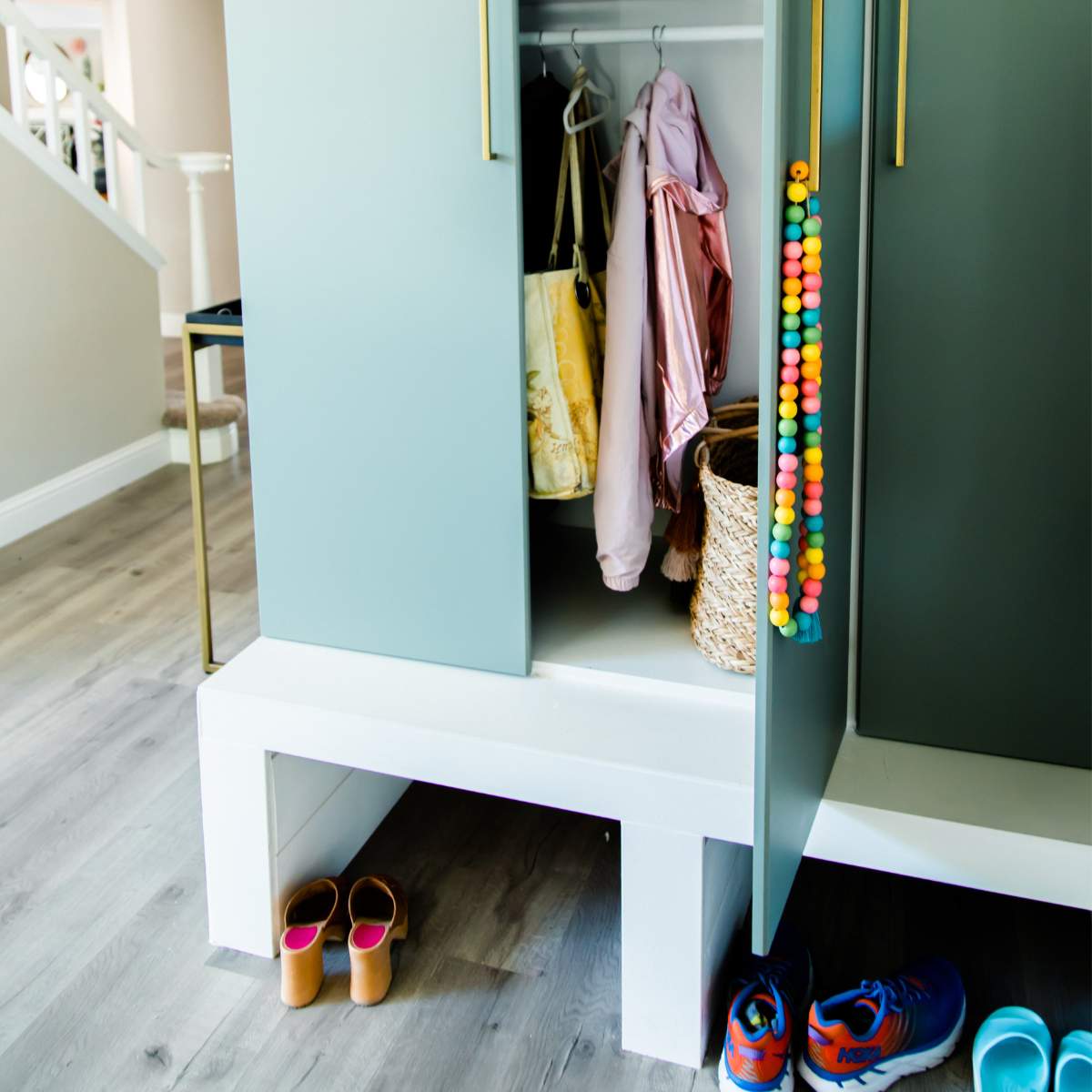 Entry Closet Makeover - Ikea Pax Hack - vhudgins