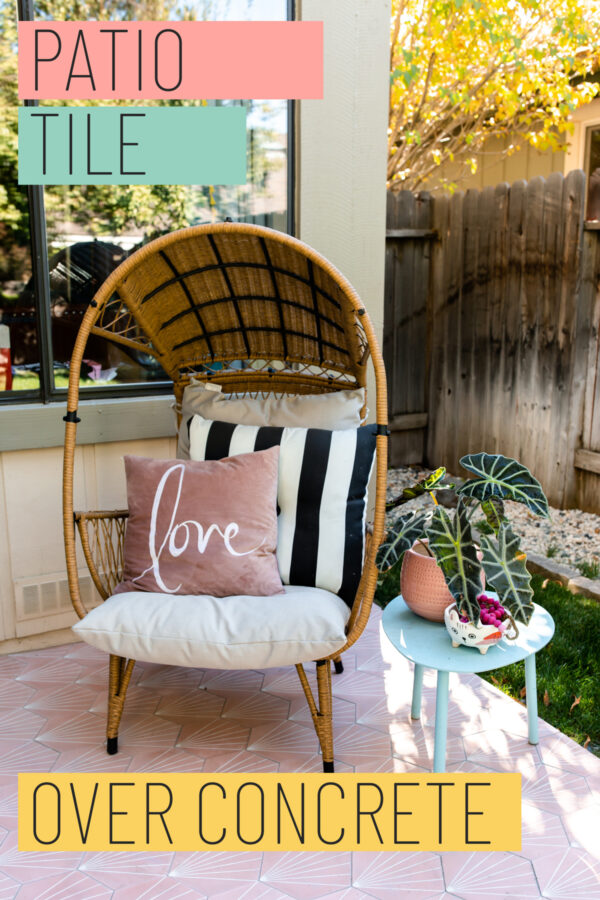 A Modern Take On Outdoor Tile Over Concrete Patio - vhudgins