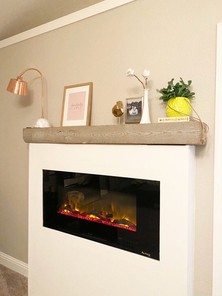 Electric Fireplace Wall DIY To Try - vhudgins